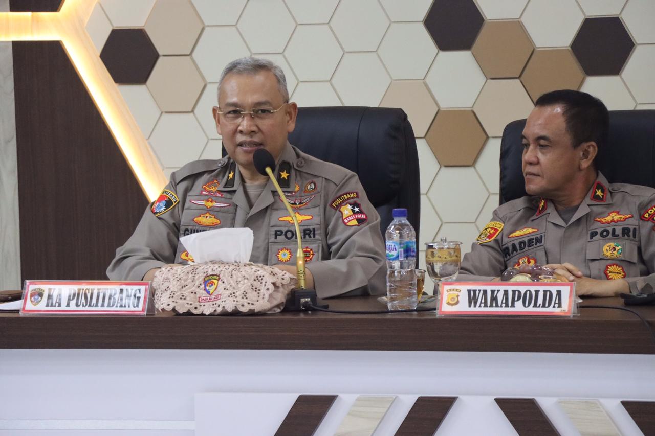 Tim Puslitbang Polri Supervisi Di Polda Aceh* Tim